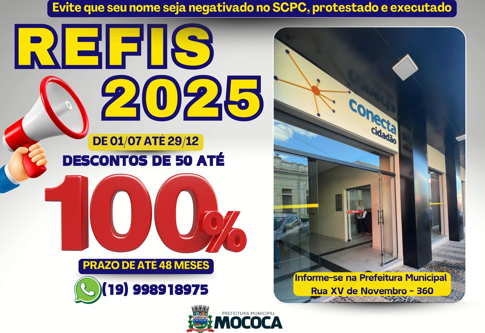 Notícia - ATENÇÃO MOCOCA!!! - Prefeitura Municipal de Mococa